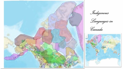 Solve Indigenous Languages in Canada jigsaw puzzle online with 15 pieces