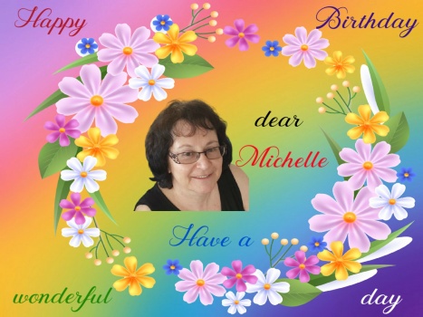 Solve Happy Birthday dear Michelle (Brightspark) jigsaw puzzle online ...
