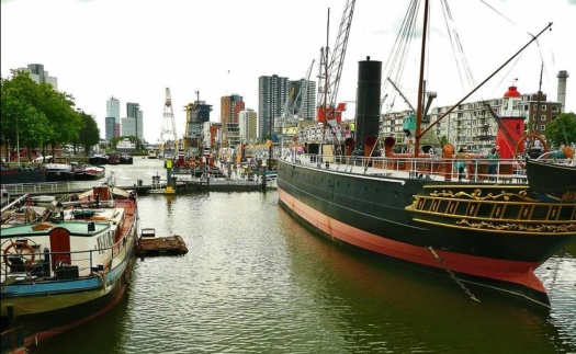 Solve Rotterdam jigsaw puzzle online with 28 pieces