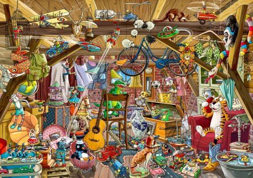 Solve SO MANY THINGS jigsaw puzzle online with 315 pieces
