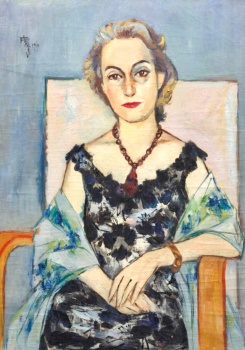 Solve Portrait of a Lady, 1959, Shiy De-Jinn (Xi Dejin, 1923-1981 ...