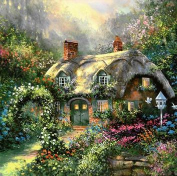 Solve Cottage jigsaw puzzle online with 49 pieces