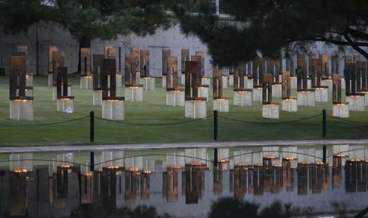Solve Oklahoma City Bombing Memorial: The Field of Empty Chairs jigsaw ...