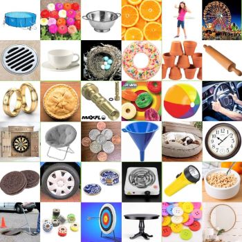 Solve ROUND THINGS 2 jigsaw puzzle online with 256 pieces