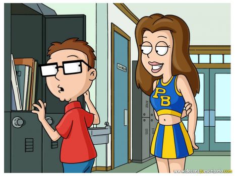 Solve American Dad - Steve & The Cheerleader jigsaw puzzle online with ...