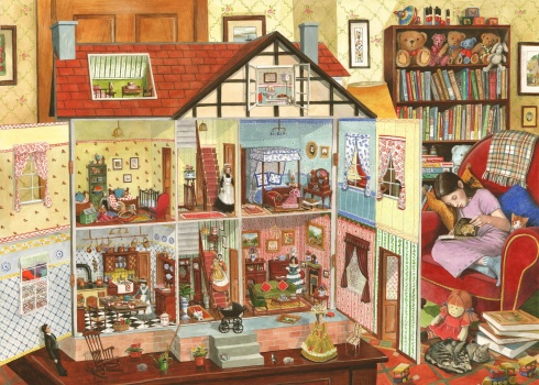 Solve Big Doll House jigsaw puzzle online with 70 pieces