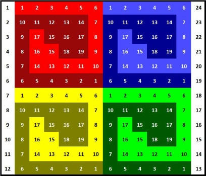 Solve Number 1051 Escherian 168 jigsaw puzzle online with 168 pieces