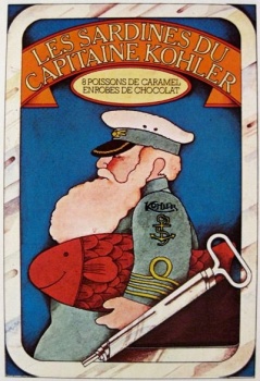 Solve Captain Kohler's Chocolate Sardines jigsaw puzzle online with 54 ...