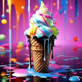 Solve Ice Cream Cone jigsaw puzzle online with 25 pieces