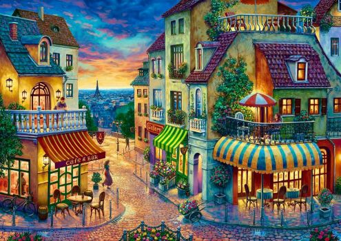 Jigsaw Puzzle | CAFE AND BAR | 204 pieces | Jigidi