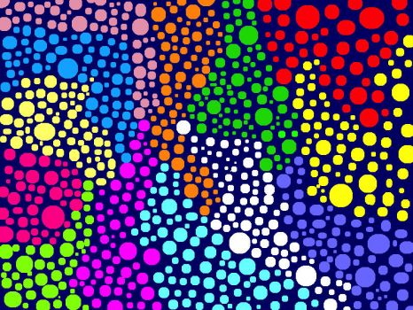 Solve Lots of Dots jigsaw puzzle online with 108 pieces