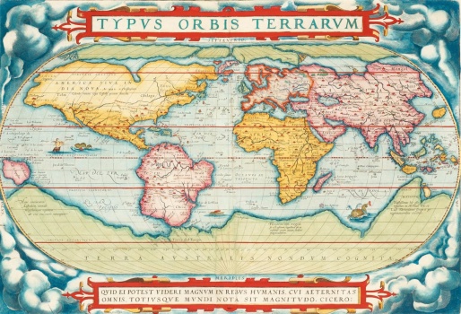 Solve Abraham Ortelius (Flemish, 1527–1598), World Map jigsaw puzzle ...