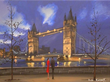 Solve Tower Bridge jigsaw puzzle online with 80 pieces