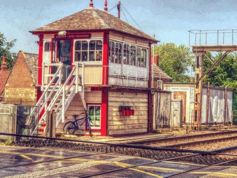 Solve Oakham signal box jigsaw puzzle online with 336 pieces