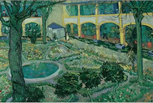 Solve Vincent Van Gogh - Courtyard of the Hospital at Arles, 1889 ...
