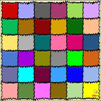 Solve colors (squares) jigsaw puzzle online with 144 pieces