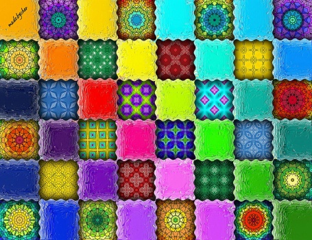 Solve So many colors... jigsaw puzzle online with 48 pieces