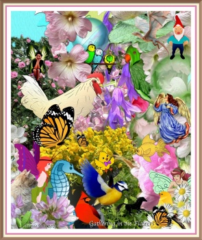 Jigsaw Puzzle | 99 pieces | Gathering in the Flowers | Jigidi