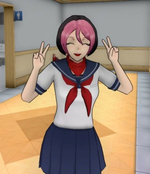 Solve Yandere Simulator - 🌷Pippi Osu🌷 jigsaw puzzle online with 9 pieces