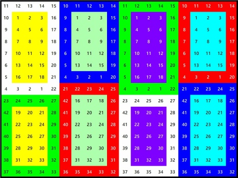 Solve Number 1455 scattered 300 jigsaw puzzle online with 300 pieces