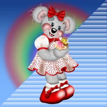 Solve Creddy Bears Children 54 jigsaw puzzle online with 25 pieces