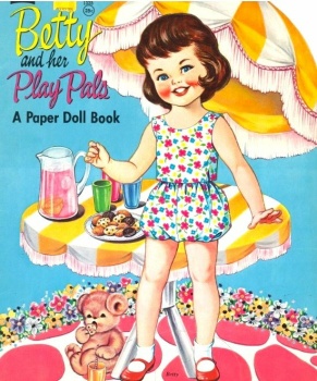 Solve Themes Vintage illustrations/pictures - Betty and her Play Palls ...