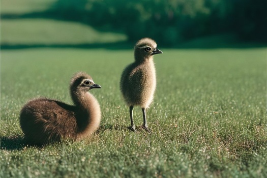 Solve Baby Emu jigsaw puzzle online with 15 pieces