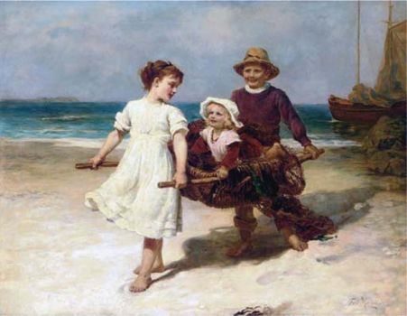 Solve Frederick Morgan (1847-1927) - Steady jigsaw puzzle online with ...