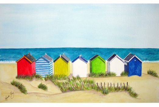 Solve Traditional_Beach_Huts jigsaw puzzle online with 187 pieces