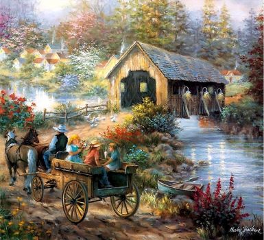 Solve Nicky Boehme art jigsaw puzzle online with 72 pieces