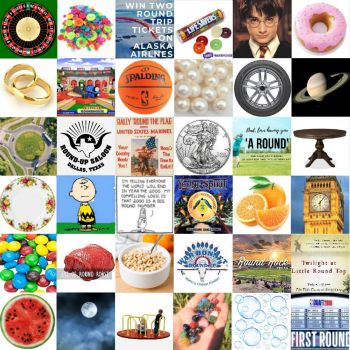 Solve ROUND THINGS jigsaw puzzle online with 400 pieces