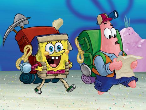 Solve spongebob and patrick going camping jigsaw puzzle online with 221 ...