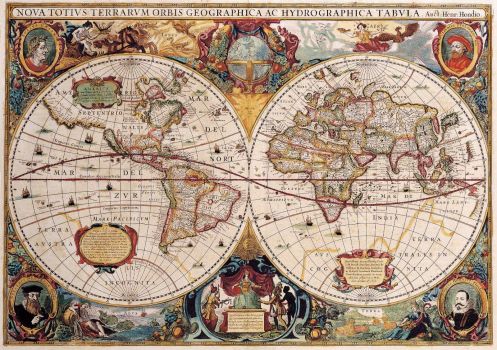 Solve Old map jigsaw puzzle online with 117 pieces