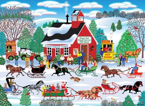 Solve Winter Fun #3 jigsaw puzzle online with 88 pieces