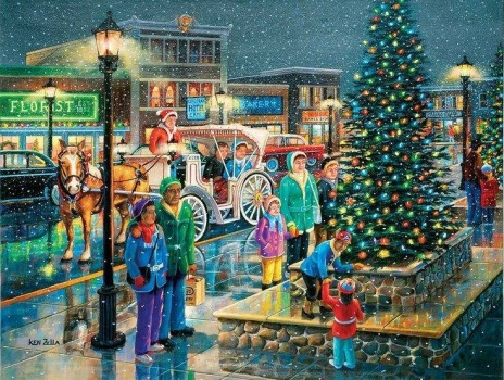 Solve VINTAGE CHRISTMAS (1,223) jigsaw puzzle online with 70 pieces