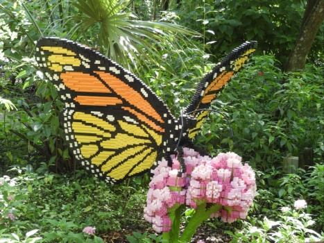Solve Lego monarch butterfly at Fairchild’s jigsaw puzzle online with ...