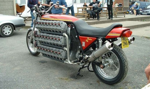 Solve 48-Cylinder Kawasaki was Worlds largest multi Cylinder Motorcycle ...