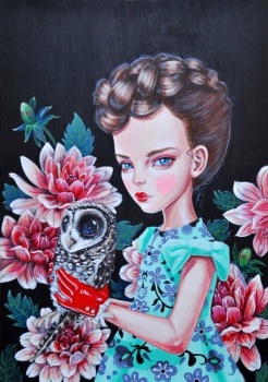 Solve Julie Filipenko Artwork - 'Owl Love you Forever!' jigsaw puzzle ...