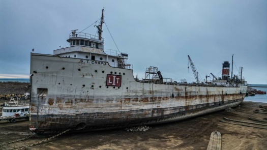 Solve S.T. Crapo at the scrapyard jigsaw puzzle online with 66 pieces