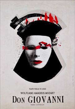 Solve Don Giovanni by Mozart, Polish Opera poster, 2015, Ryszard Kaja ...
