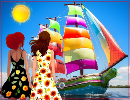Solve Sommer og sol jigsaw puzzle online with 300 pieces