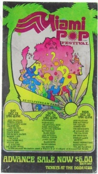 Solve Miami Pop Festival December 28, 1968, Gulfstream Park jigsaw ...