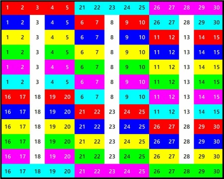 Solve Number 1104 one step down 180 jigsaw puzzle online with 180 pieces