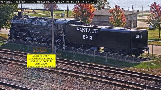Solve Santa Fe #2913; is a 4-8-4 locomotive 91-pc jigsaw puzzle online ...