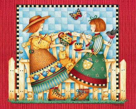 Solve Artist Debbie Mumm jigsaw puzzle online with 80 pieces