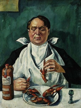 Solve Kramsztyk, Roman (1885-1942) - 1919 Man Eating Crayfishes jigsaw ...