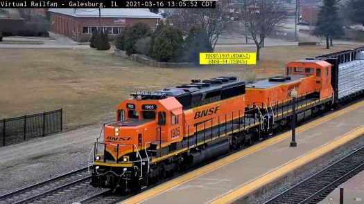 Solve GBB BNSF-1905(SD40-2) & BNSF-54(TEBC6) at Galesburg,IL/USA 45-pc ...