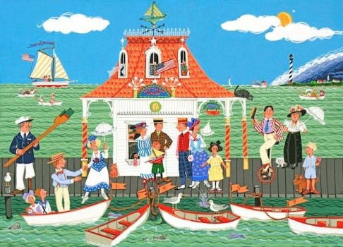 Solve Ann Thompson Art jigsaw puzzle online with 70 pieces