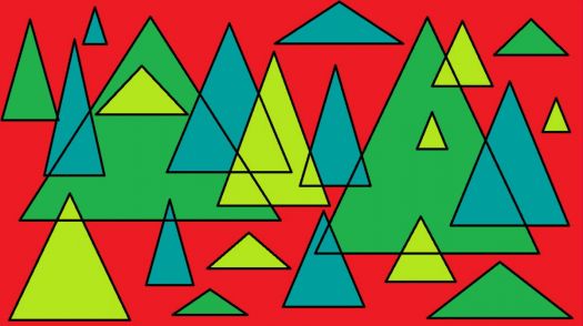 Solve Triangles jigsaw puzzle online with 84 pieces