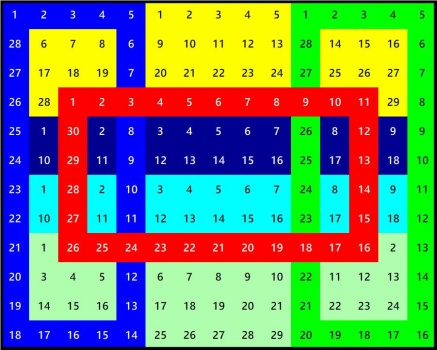 Solve Number 1139 window panes 180 jigsaw puzzle online with 180 pieces